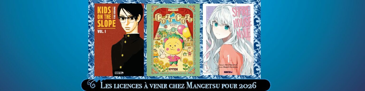 Les licences à venir chez Mangetsu pour 2026 - Esprit Otaku